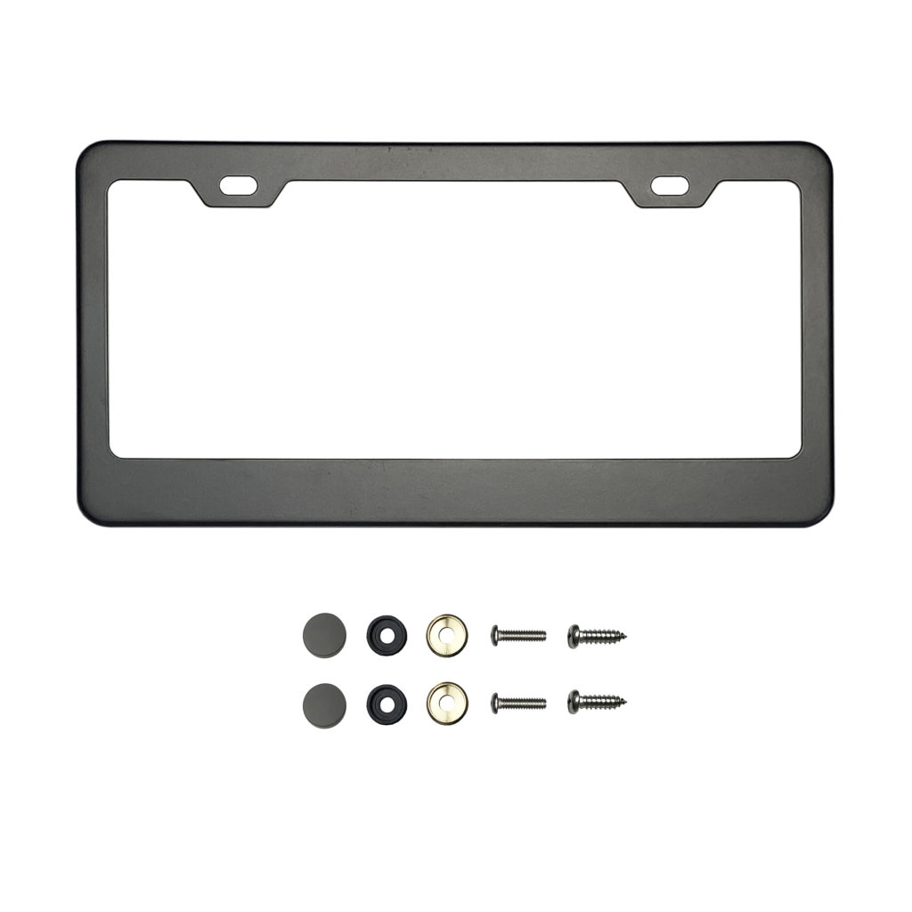 Custom Personalized Stainless Steel License Plate Frames FRAMEAI.COM