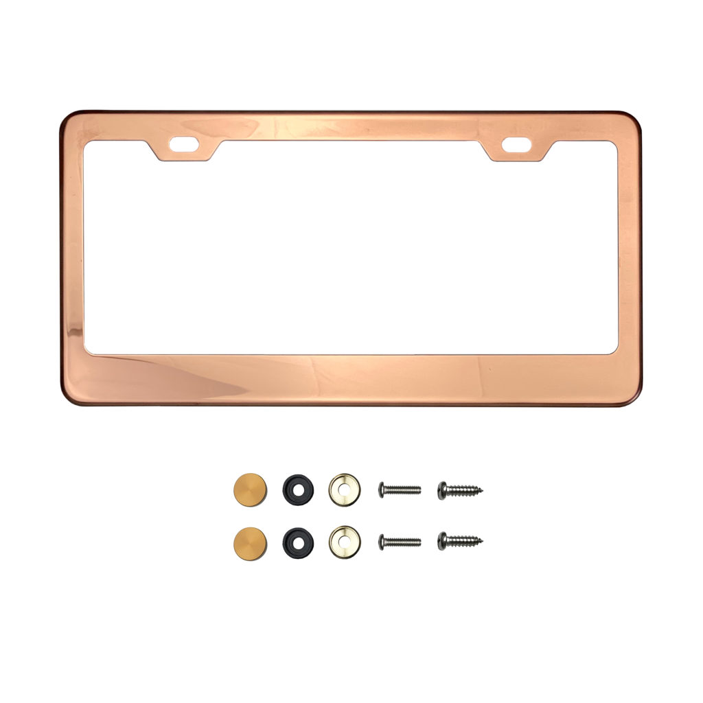 Custom Personalized Stainless Steel License Plate Frames FRAMEAI.COM
