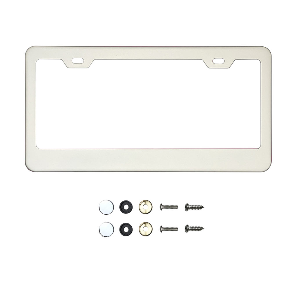 Custom Personalized Stainless Steel License Plate Frames FRAMEAI.COM