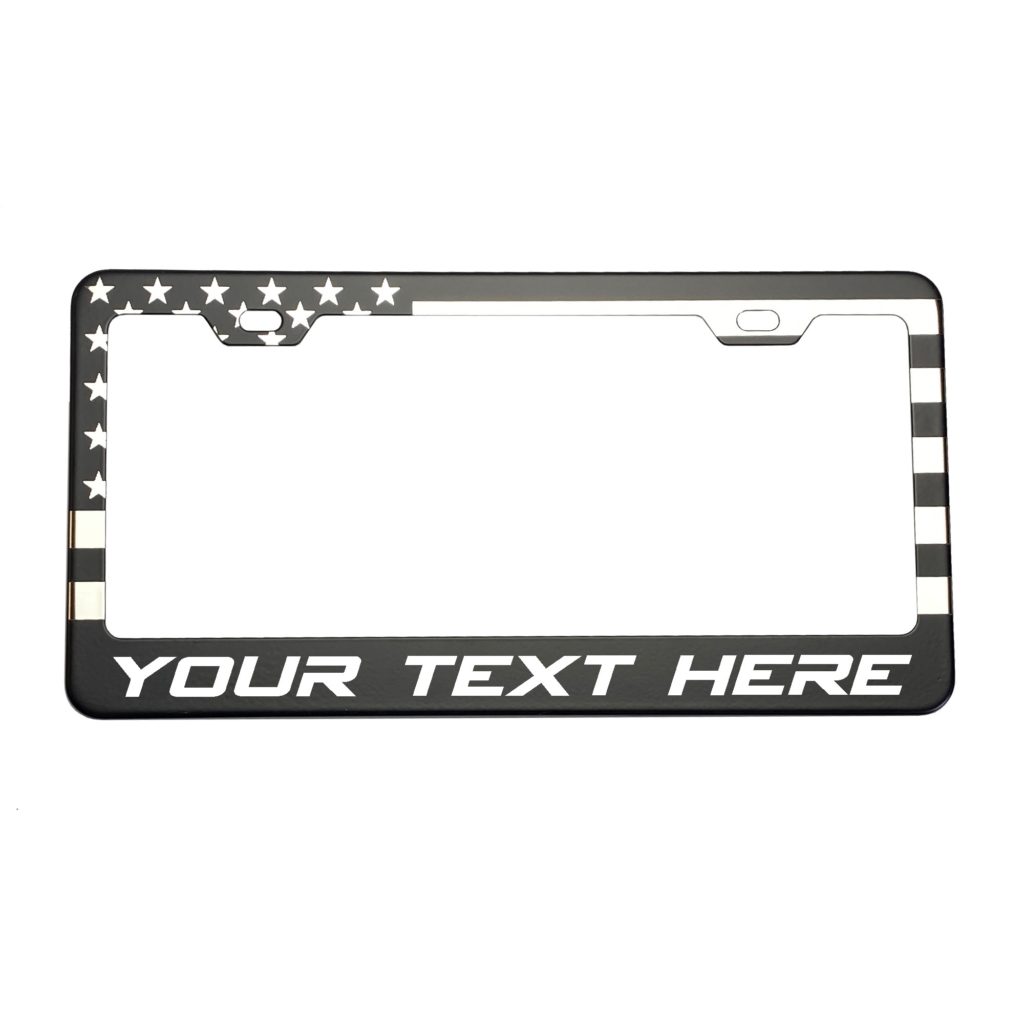Custom Personalized Stainless Steel License Plate Frames FRAMEAI.COM