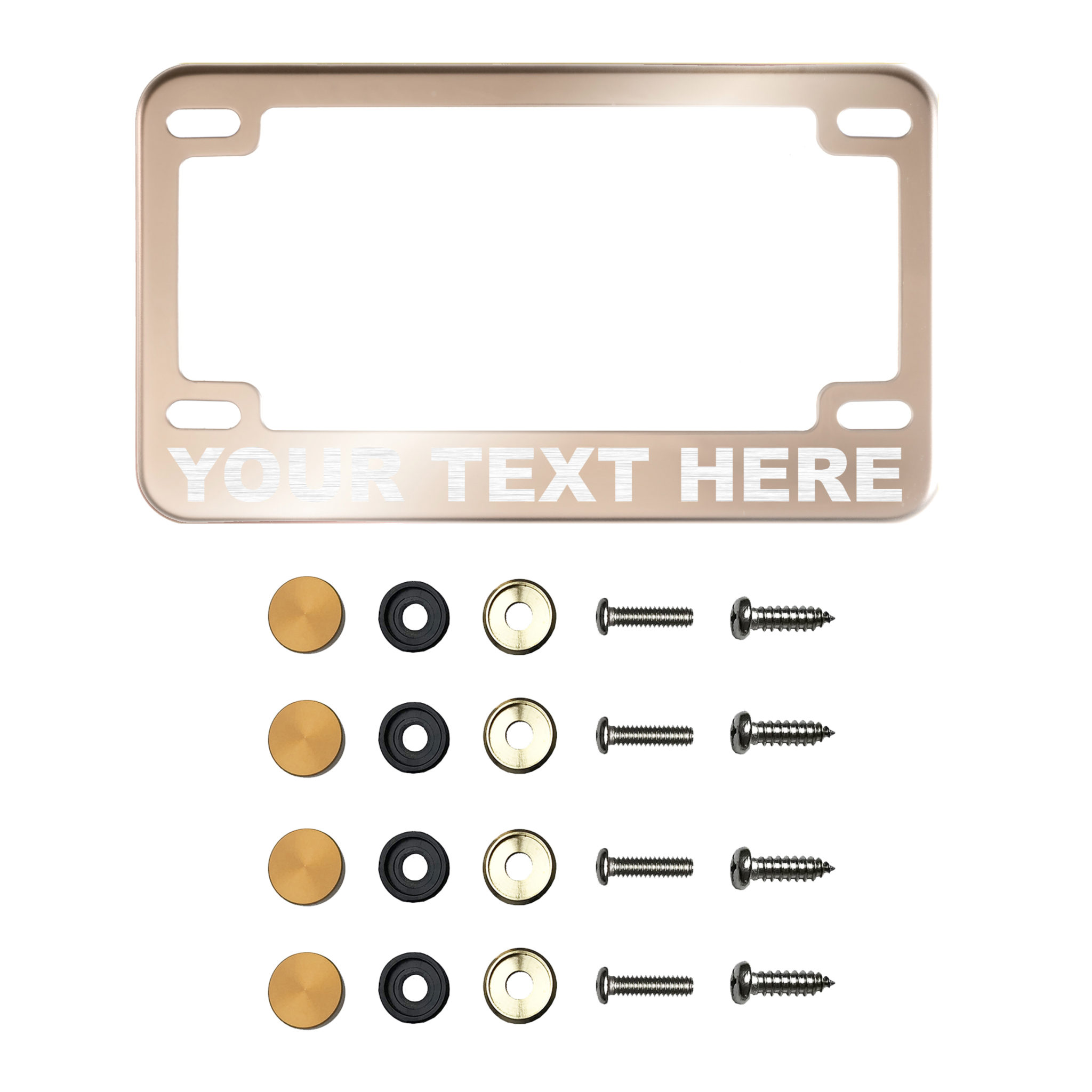 Custom Personalized Stainless Steel License Plate Frames FRAMEAI.COM