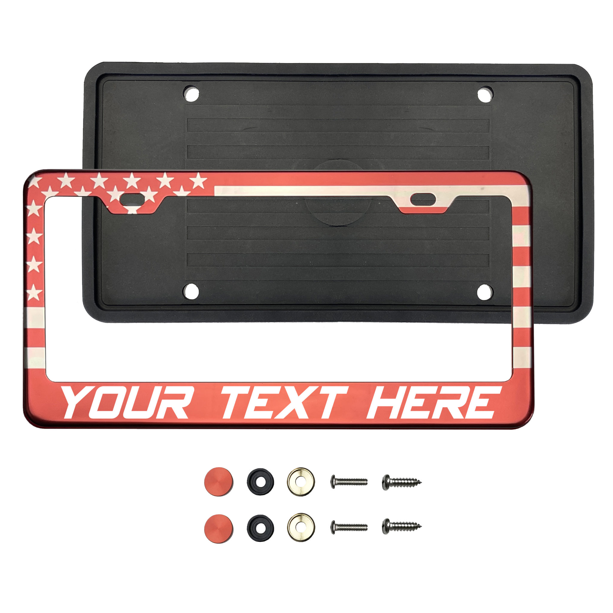 Custom Personalized Stainless Steel License Plate Frames FRAMEAI.COM